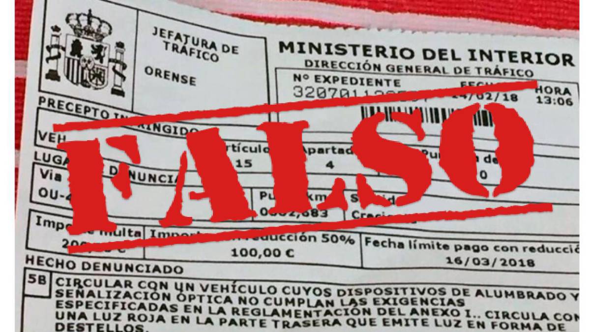 Nueva estafa de la DGT: la falsa multa de Tráfico que debes borrar - AS.com